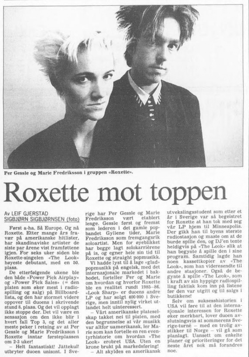 Roxette mot toppen | Leffes Lab